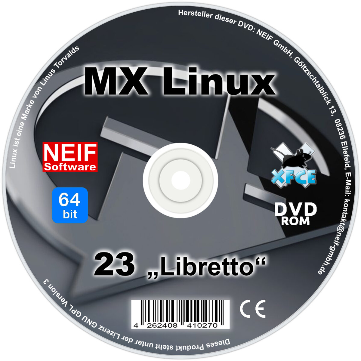 MX Linux 23 "Libretto" 64-Bit