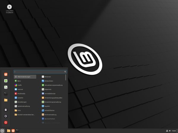 Linux Mint 22 "Wilma" Cinnamon, 8,39