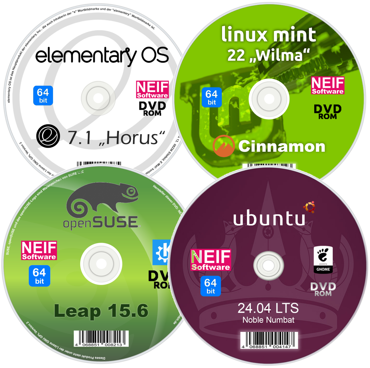 Linux Debian 12 "Bookworm" 32-Bit, 8,39