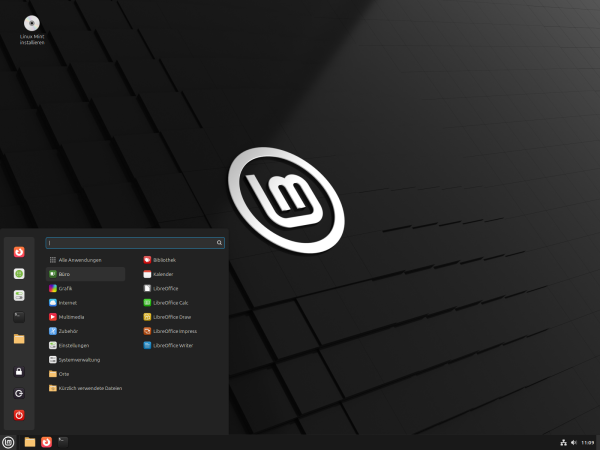 Linux Mint 22.1 "Xia" Cinnamon, 9,98