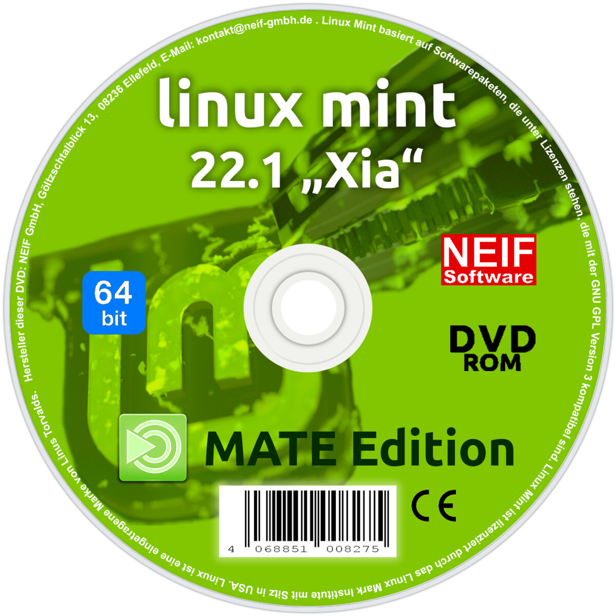 Linux Mint 22.1 "Xia" MATE, 9,98